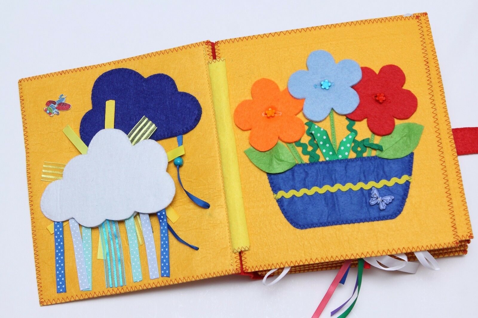 Quiet Busy book Fabric Activity Book sensory toy for toddler – Cycpack ...